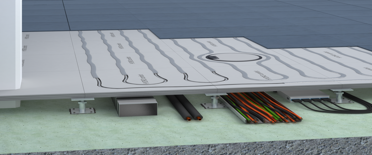 HYDRO comfort | Dry Hollow Floor for Humid Areas with Underfloor Heating