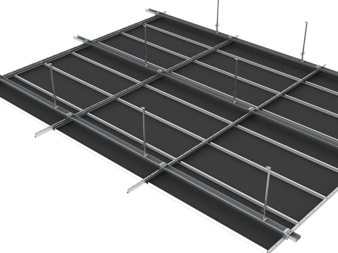 LMD-E 200 | Plafond suspendu à ossature invisible