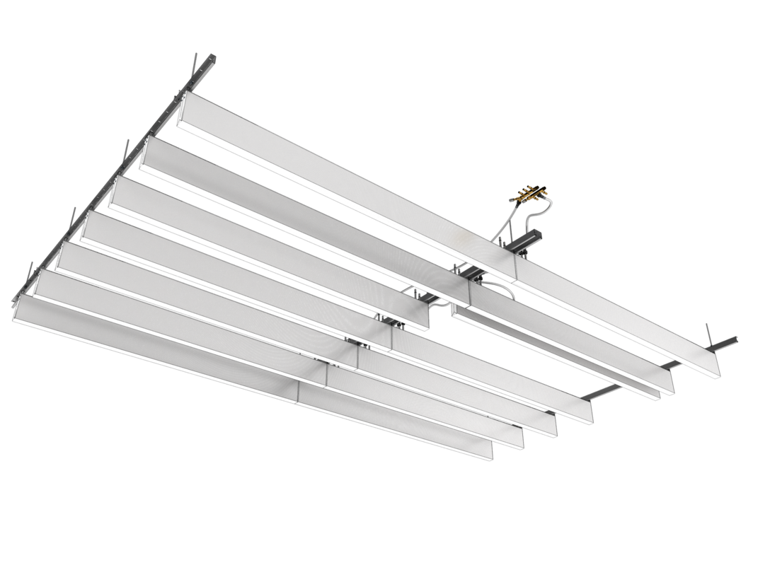 Plafotherm® L 609 | Heated and Chilled Metal Baffle Ceiling, Hook-On ...