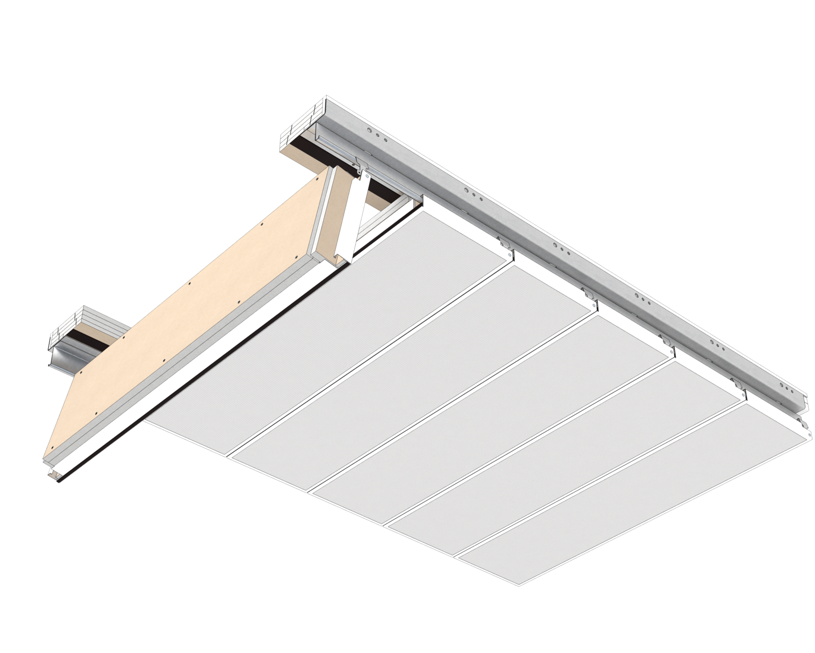 Elegantes Brandschutzdecke F90 Knauf Bilder