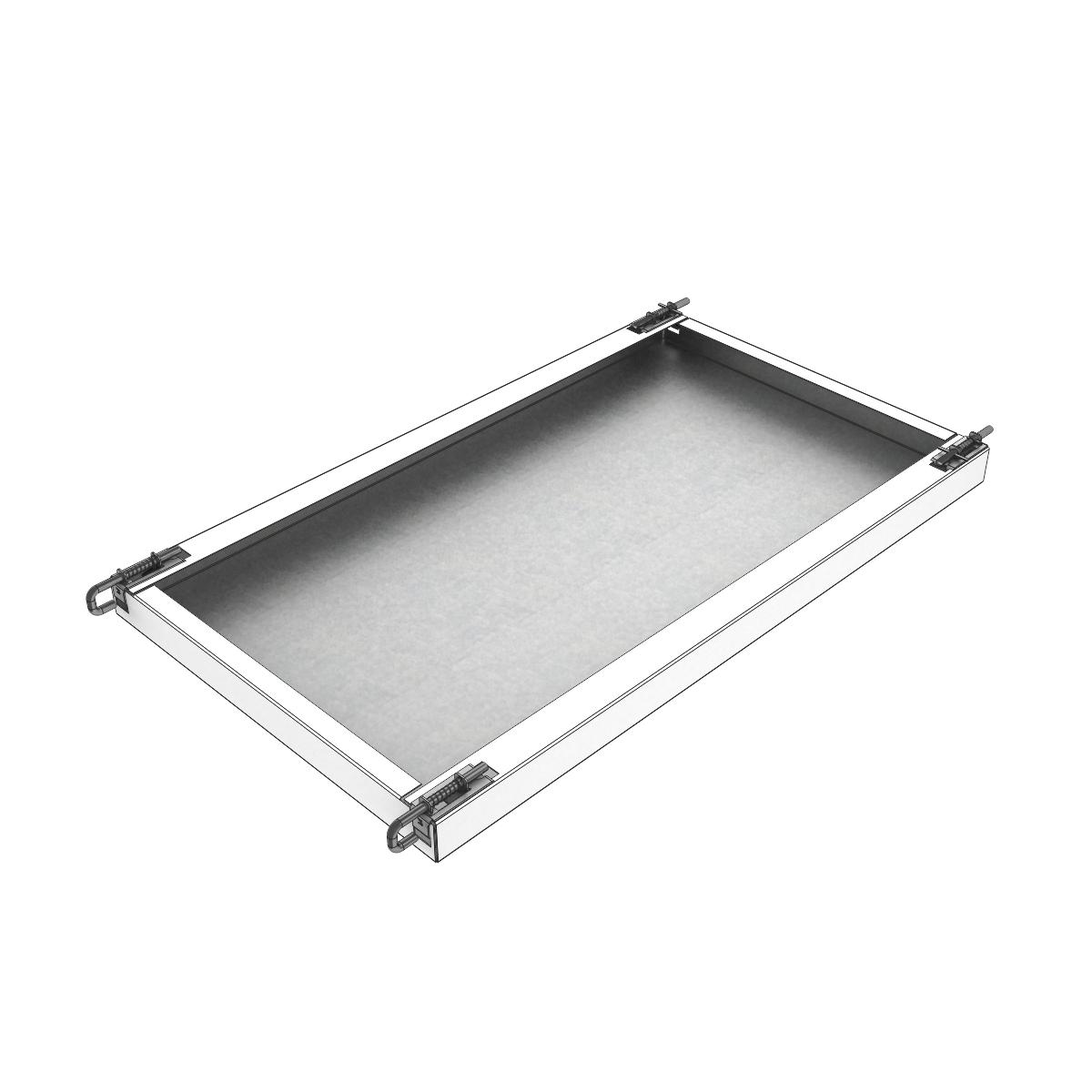 Plafotherm® B 110 | Heated and Chilled Post Cap Ceiling with Cross Noggins