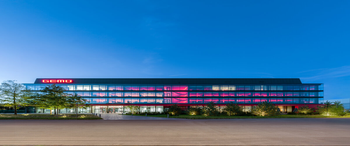 GEMÜ Headquarters in Gewerbepark Hohenlohe | Lindner Group