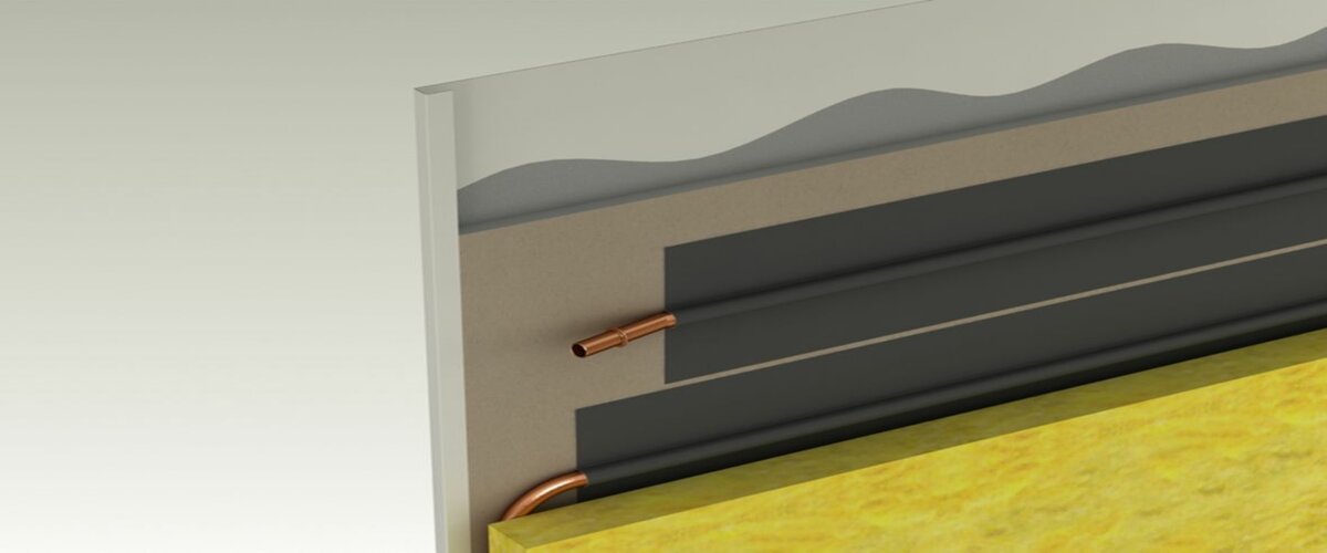 Water-bearing Metal Heating Wall │ Thermowall Type 1