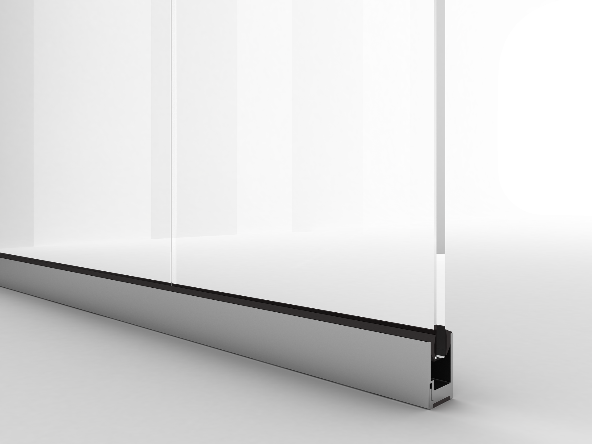 Lindner Life Pure 620 | Glass partition with single glazing