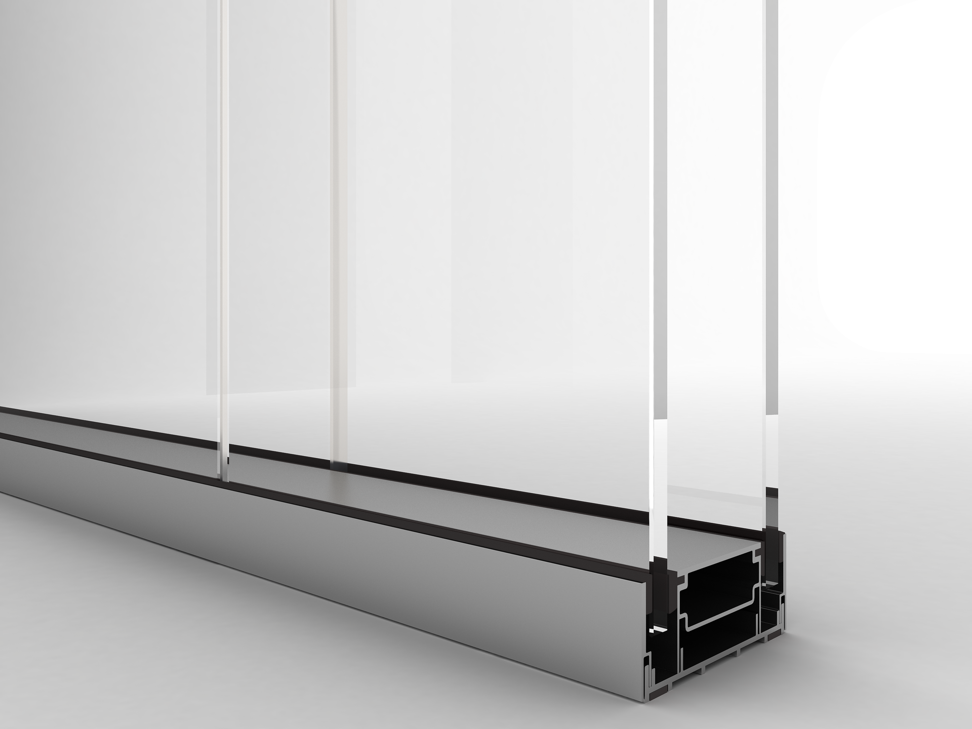 Lindner Life Clear | Glass partition with double glazing